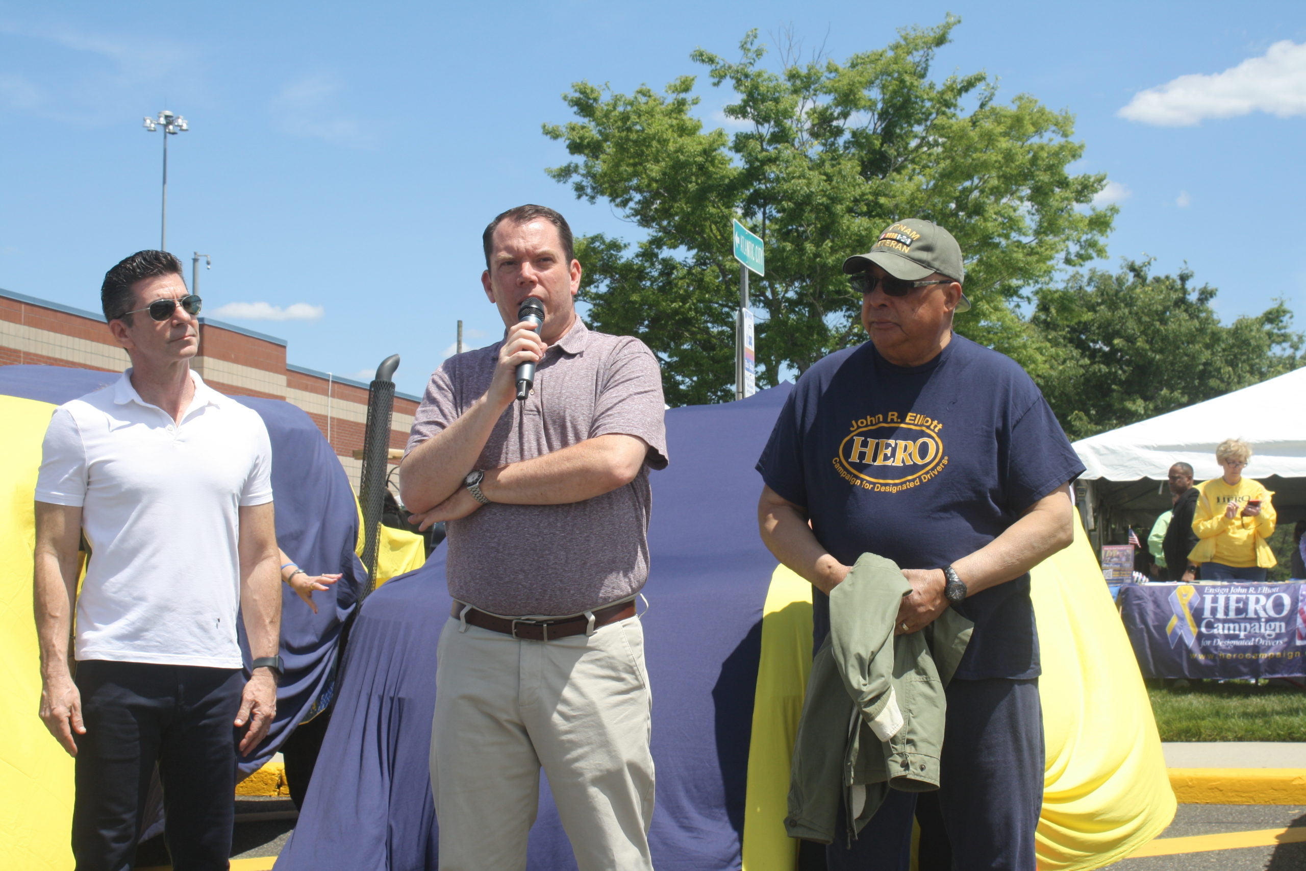 SJTA Stephen Dougherty on mic - HERO Campaign